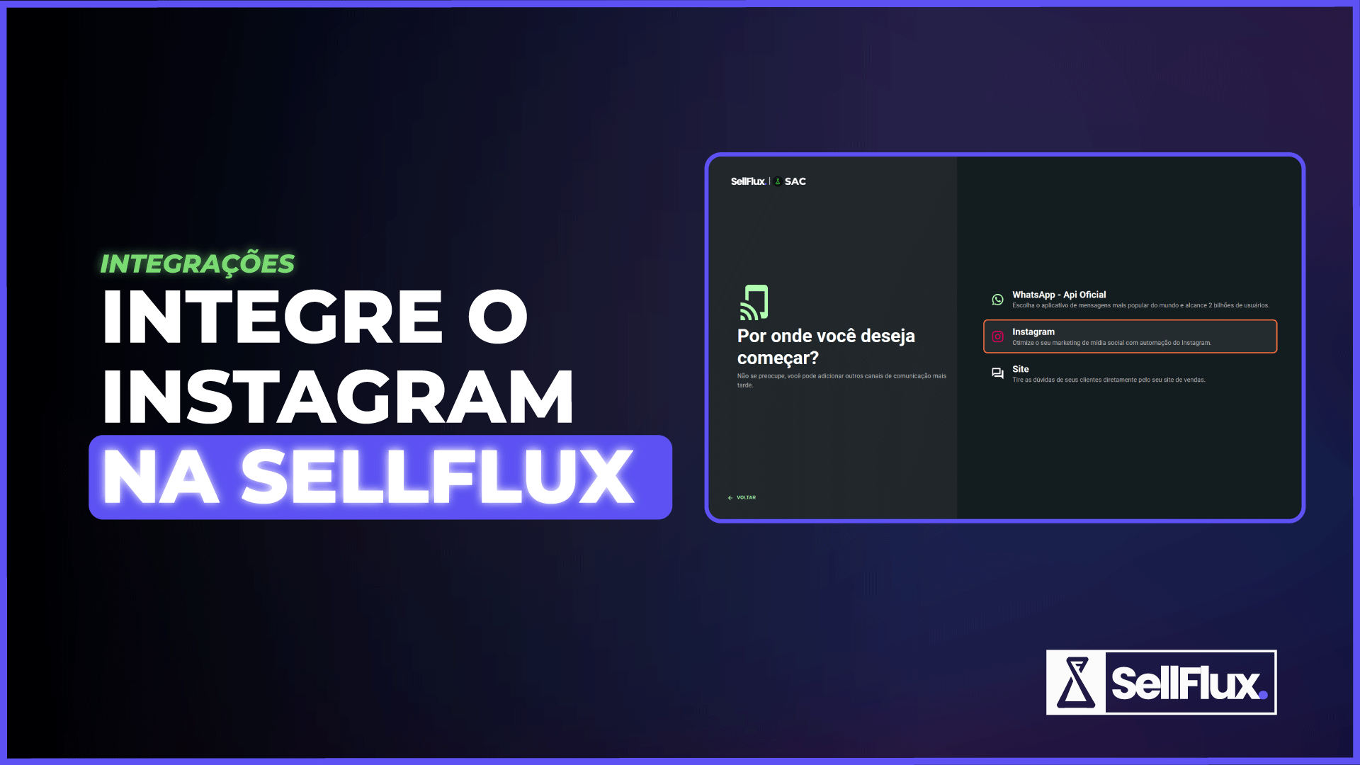 Integrando o Instagram no SellFlux